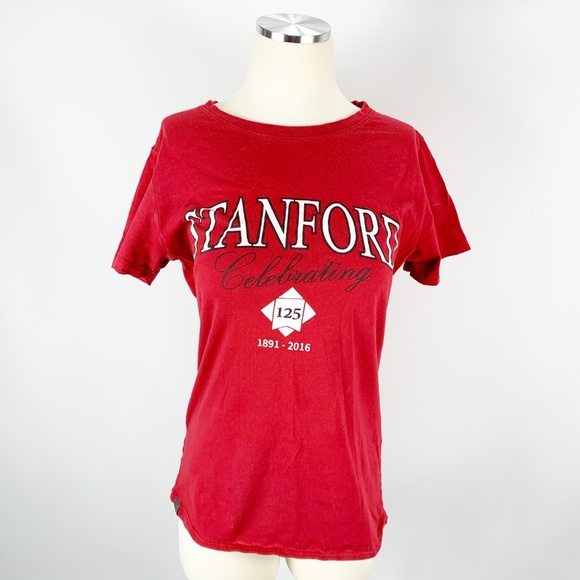 Jansport | Tops | Stanford University Medium Jansport Red Shirt | Poshmark